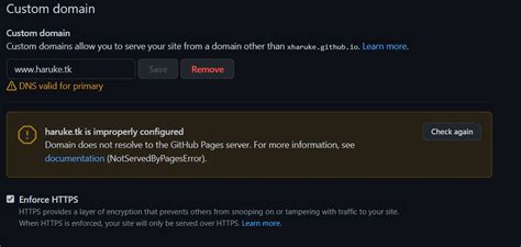 dns how to fix domain does not resolve to the github pages server