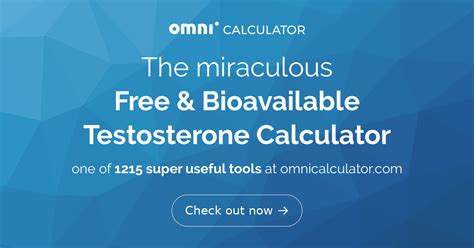Free Testosterone Omni Calculator