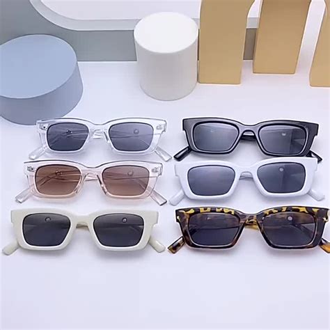 Sunglasses For Women New Rectangle Narrow Retro Frame Glasses For Men