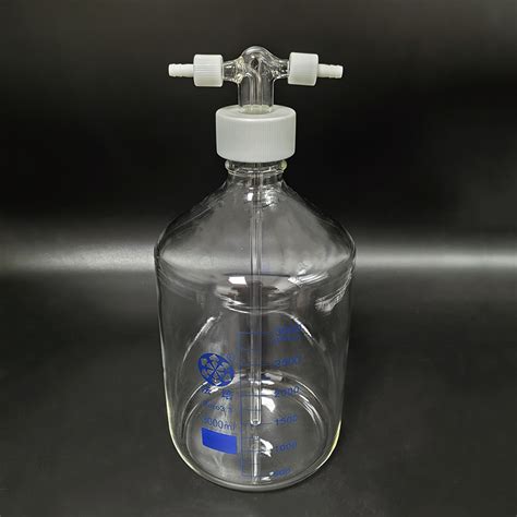 Pressure Resistant Buffer Bottle Woulffs Bottle Gas Washing Bottle