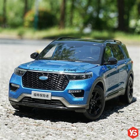 118 Scale Diecast Ford Explorer Suv Model Collectible Blue Shopee