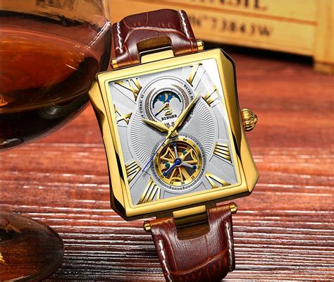 Bn24 Binger Automatic Rectangle Watch For Men Retailbd