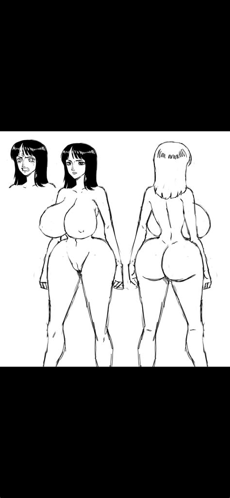 Rule 34 Big Ass Big Breasts Black Hair Huge Breasts Jay Marvel Long Hair Nico Robin Nipples
