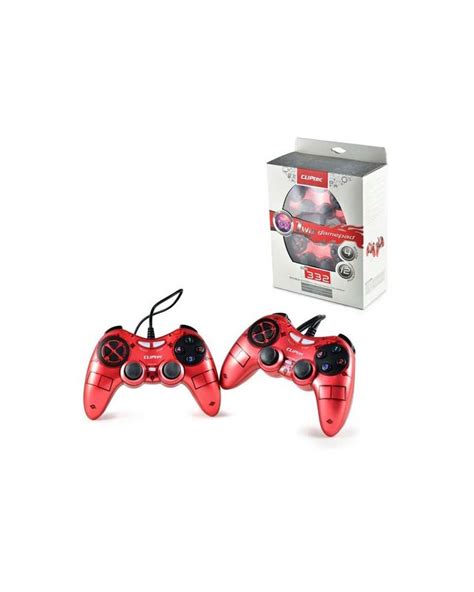 Double Action Pc Usb Dual Vibration Twins Gamepad Cliptec Black Sangyug Online Shop