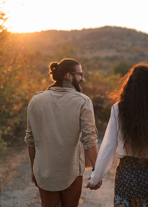 Happy Couple Outdoors By Stocksy Contributor Ani Dimi Stocksy