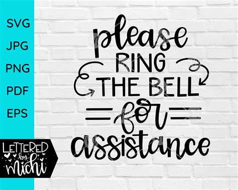 Please Ring Bell For Assistance Printable Free All Free Printables