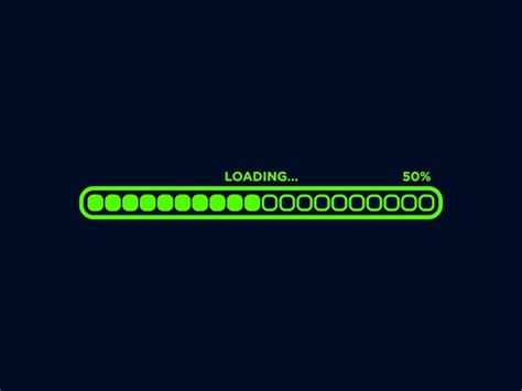 Premium Vector Loading Progress Bar Icon Vector Template