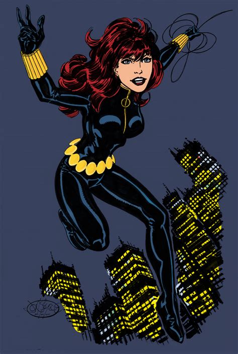 Black Widow Original Comic Art