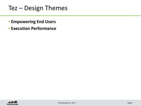 Apache Tez Accelerating Hadoop Query Processing Pptx