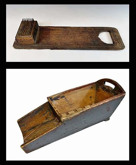 Sold Price 19th C Flax Hatchel And Curd Separator 2pc July 6