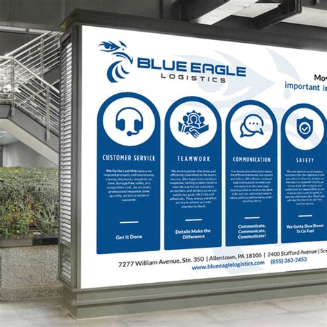 Designs Blue Eagle Logistics Core Values Communication Program