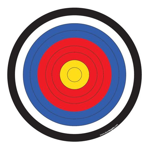 Printable Bullseye Target 150 Bullseye Airsoft Shooting Targets Sniper