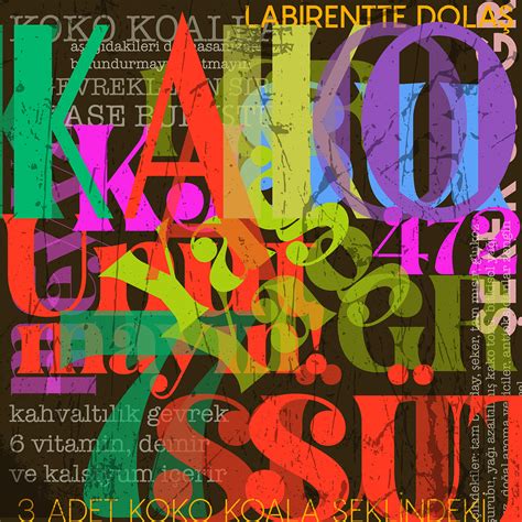 Experimental Typography Desing With Deconstructivism Behance