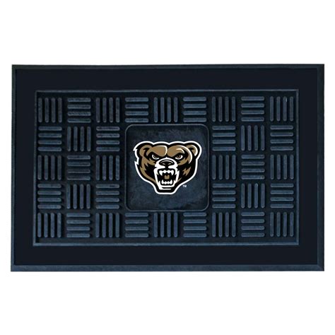 Fan Mats Fan 18452 Oakland Golden Grizzles Ncaa Vinyl Doormat 19 X 30