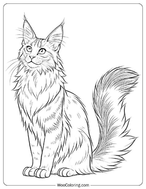68 Cat Coloring Pages Free Pdf Printables Sketch Of Cats Cat