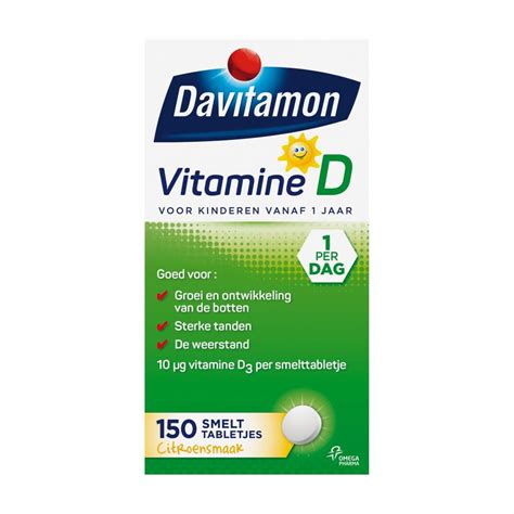 Davitamon Vitamine D Kind 150 Smelttabletten Pleinnl