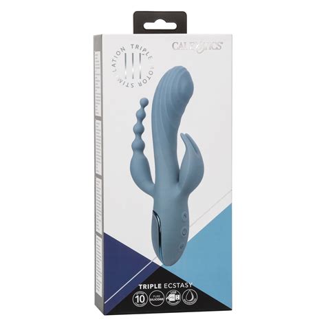 Вибратор Calexotics Triple Ecstasy презареждащ се 3 функции Emag Bg