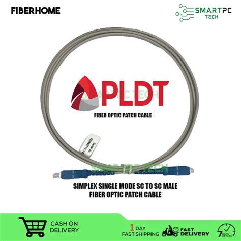 Smartpctech Best Buy Pldt Modem Fiberhome Original Fiber Optic Patch Cable 2m Simplex Single