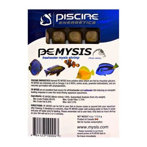 Pe Mysis Frozen Upscale Aquatics