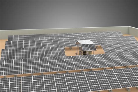 Solar Panel Layout Site Infrastructure Energy Photovoltaic 3 3d Model