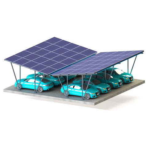 Panel Rail Brackets Aluminum System Solar Racking Structure For Carport