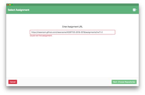 Classroom Assistant Could Not Find Assignment · Issue 1748 · Github Education Resources