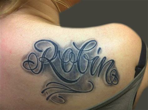 Robin Name Tattoos
