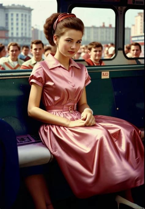 Soviet Girl On A Bus 1950s 9 By Masterrobb On Deviantart