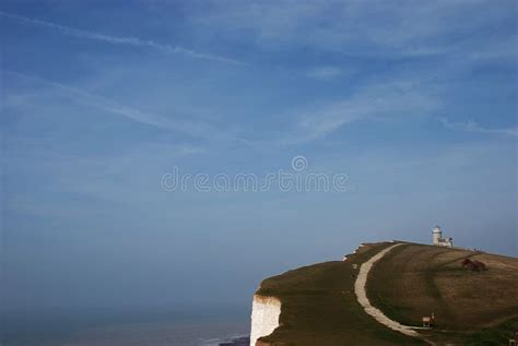 The Belle Tout Lighthouse At Beachy Head Stock Image Image Of Cliff