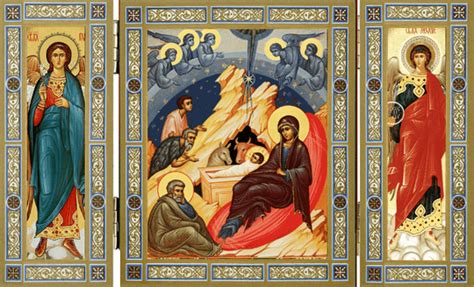 Nativity Triptych Night Holy Cross Monastery