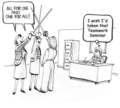 Teamwork Cartoon