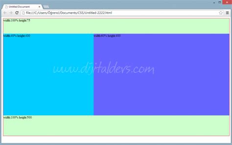 Css Css Ile Web Sayfası Oluşturma