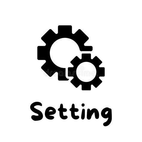 Setting Logo Design Stock Illustration Illustration Of Engine 265905114