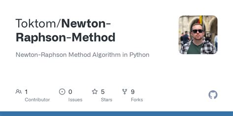 GitHub Toktom Newton Raphson Method Newton Raphson Method Algorithm In Python