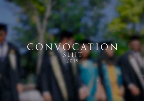Sliit Convocation 2019 After Movie Sliit