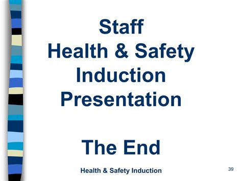 Staff Ehs Induction Presentationppt Ppt