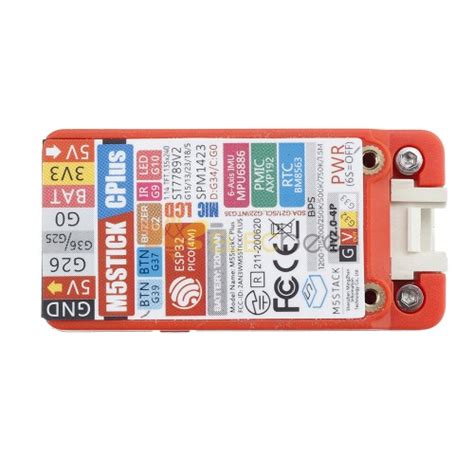 ® M5stickc Plus Esp32 Pico 미니 Iot 개발 보드 키트 블루투스 및 Wifi Esp32 더 큰 화면 Iot
