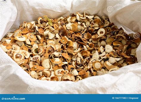 Dried Lemon Slice Stacked Together Isolated With White Background Dried Lemon Slice With Dried