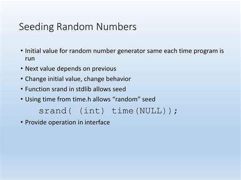 random numbers until now all programs have behaved deterministically