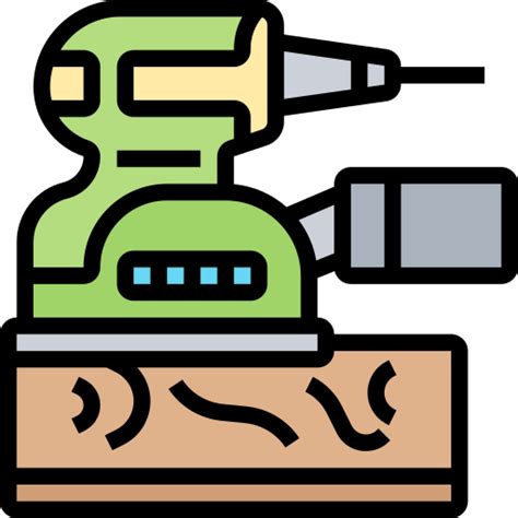 Máquina De Lijado Iconos Gratis De Construcción Y Herramientas