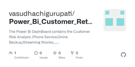 Github Vasudhachigurupatipowerbicustomerretentiondashboard The