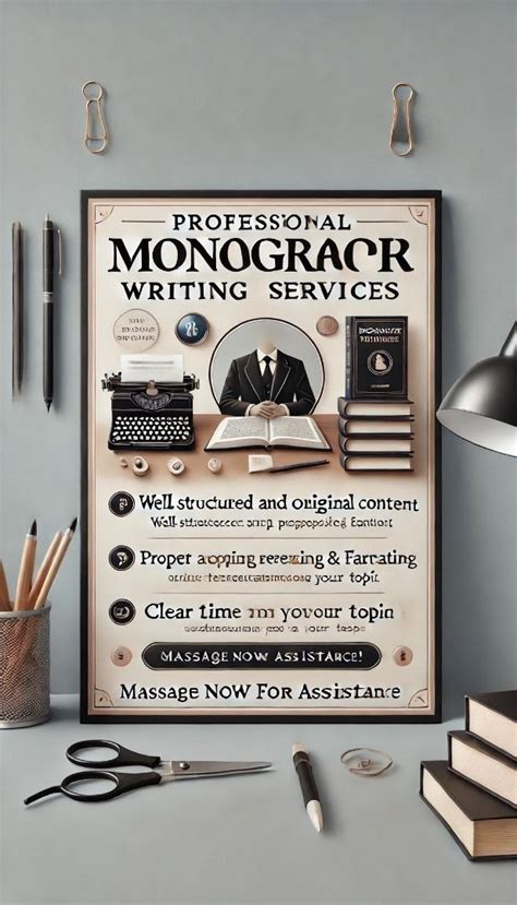 Monograph Writing Services واسطه