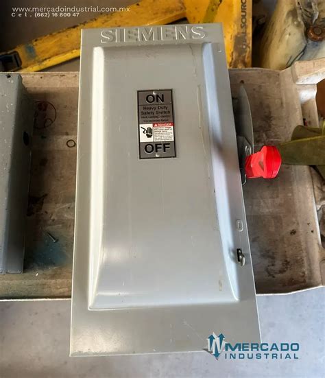 Interruptor De Seguridad 100 Amp 600 V Modelo Hnf363 Marca Siemens