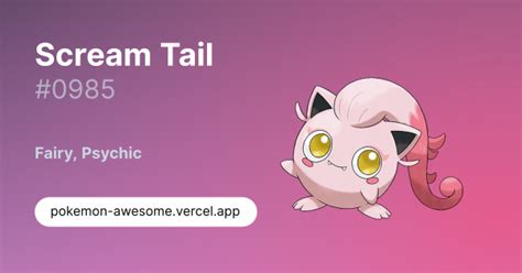 Scream Tail · 0985