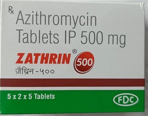 Cefixime And Azithromycin Tablet Zathrin 500 Tablets Trader Wholesaler Distributor From Mumbai