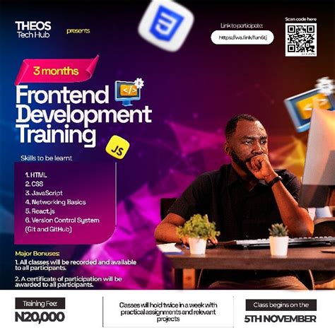 Web Development Training Flyer In 2025 Web Design Training Event