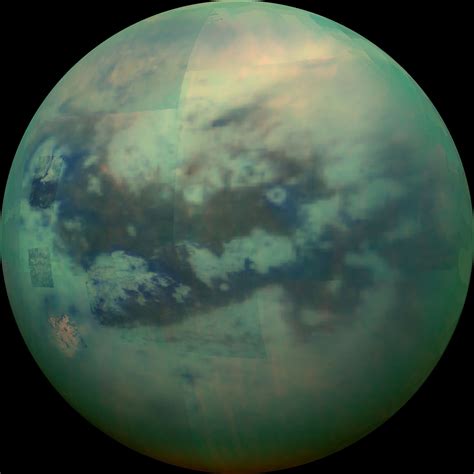 Cassini Captures Infrared View Of Saturns Moon Titan