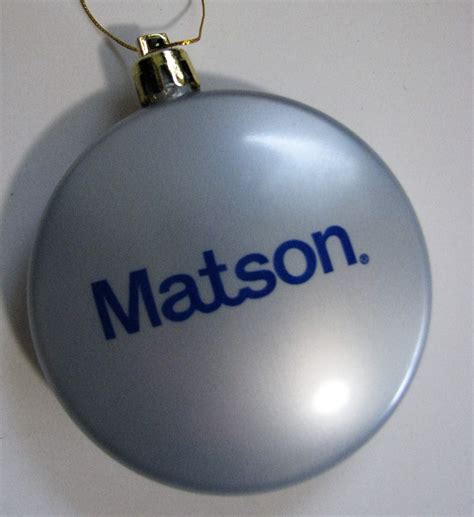 Matson Navigation Holiday Ornament