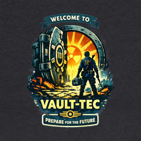 Fallout Vault Tec Vault Tec T Shirt Teepublic