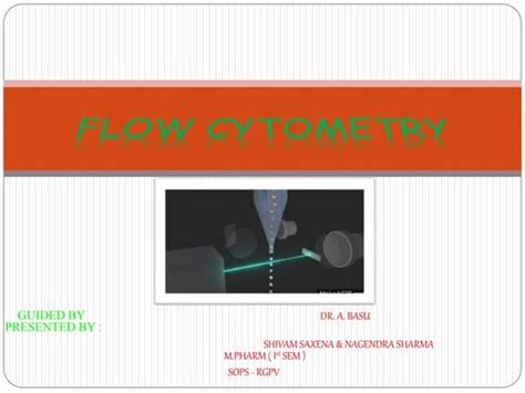 Flow Cytometry Principles And Applications Pptx Flow Cytometry Principles And Applications Pptx